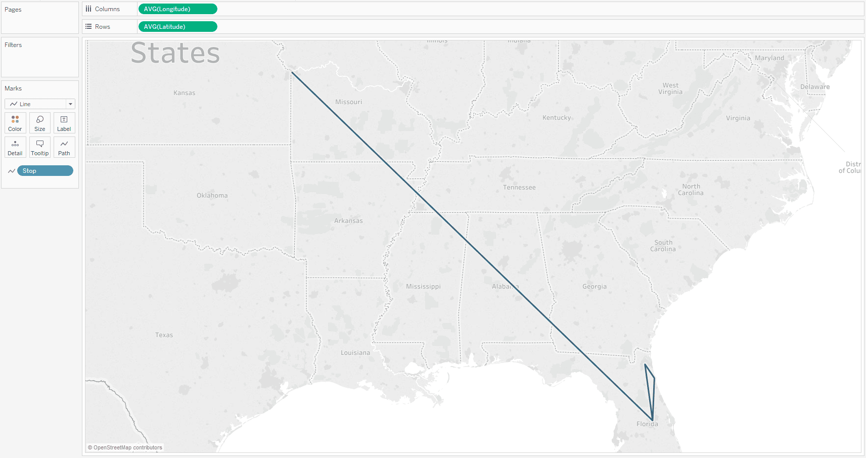 How to Make a Sequential Path Map in Tableau