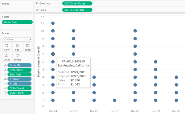 How to Make Unit Histograms / Wilkinson Dot Plots in Tableau