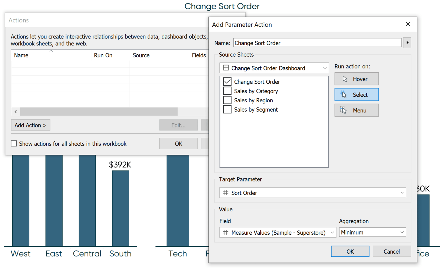 How to Change Sort Order with Buttons in Tableau