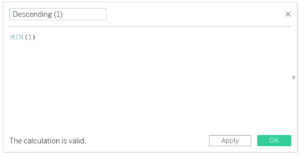 How to Change Sort Order with Buttons in Tableau