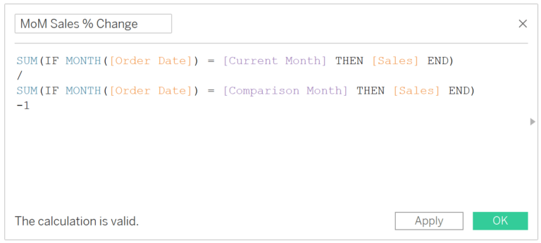 How to Make a Biggest Movers Chart in Tableau