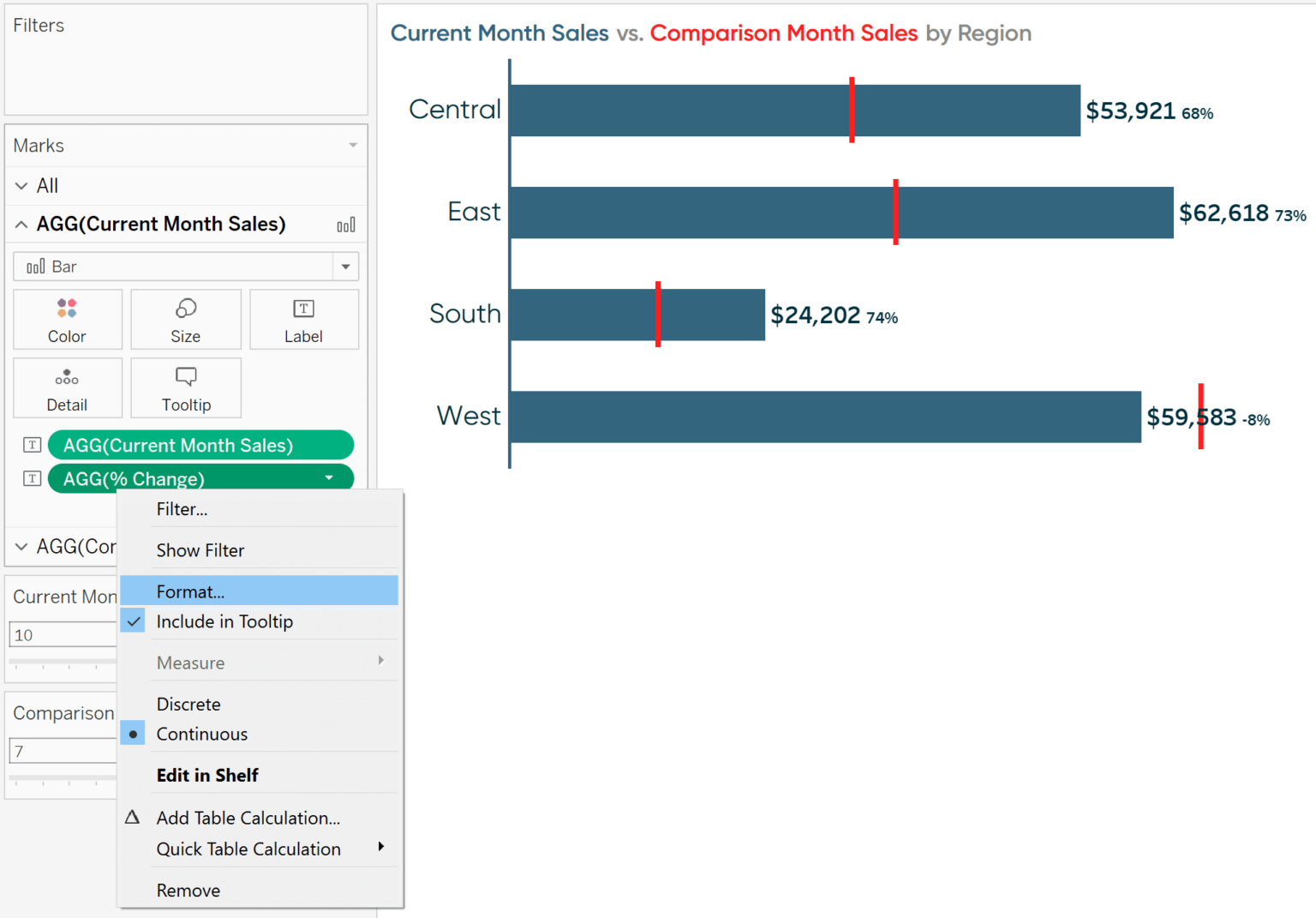 3 Ways to Conditionally Format Numbers in Tableau