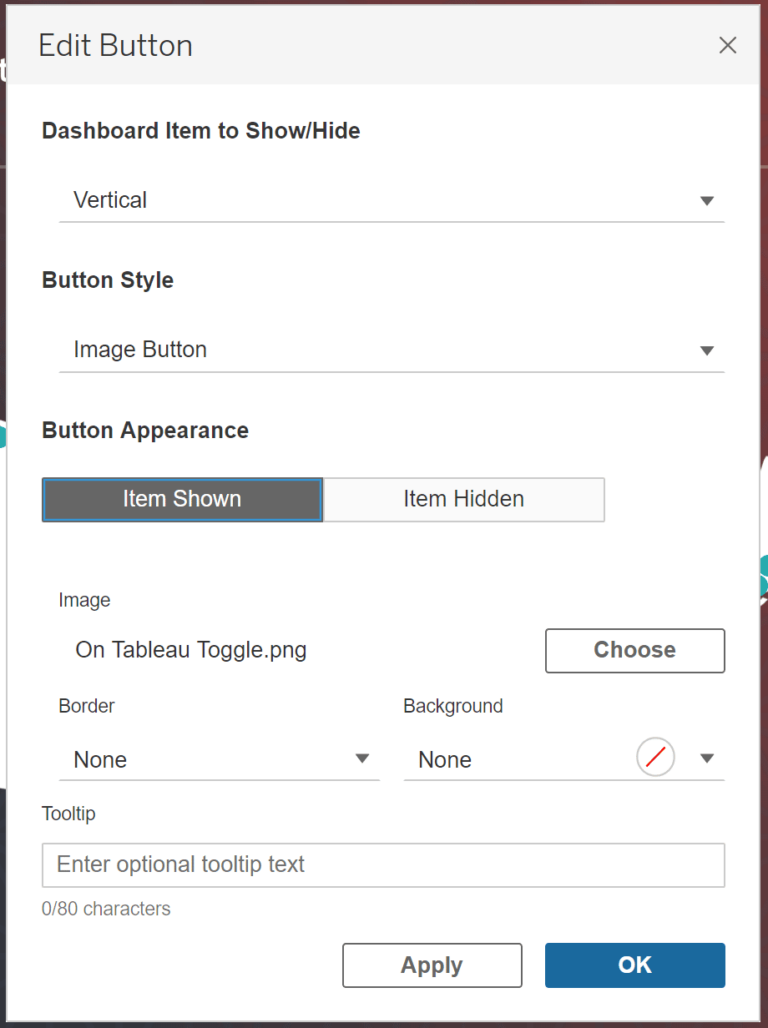 The Easiest Way to Make a Toggle in Tableau