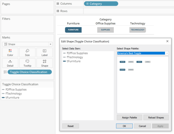 How to Make “America’s Best Toggle” in Tableau
