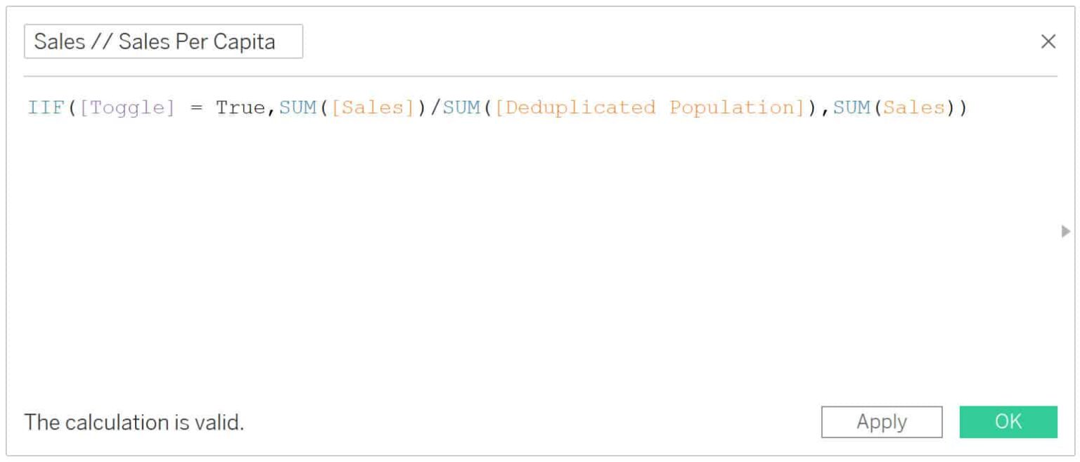 How to Make a Boolean Toggle in Tableau