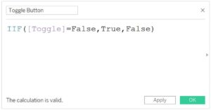 How to Make a Boolean Toggle in Tableau