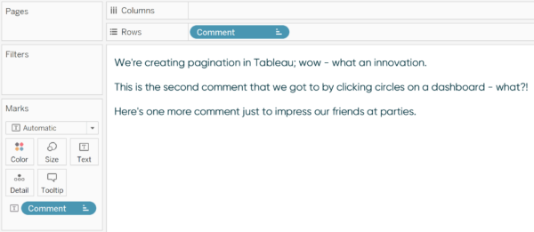 How to Do Pagination in Tableau