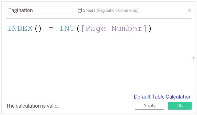How to Do Pagination in Tableau