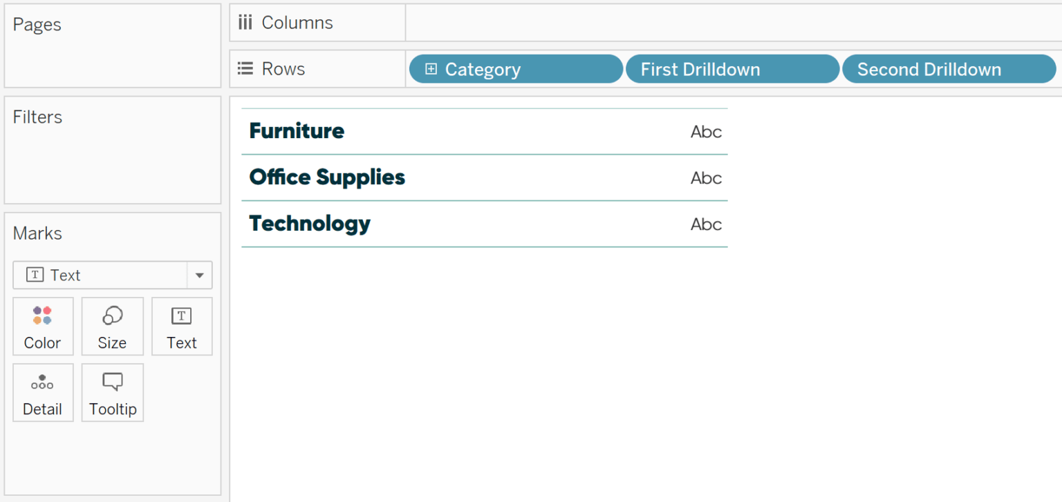 Tableau Tip: Single Row Drilldown “Deluxe"