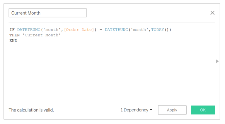 How to Automatically Compare Date Periods in Tableau
