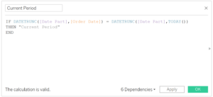 How to Automatically Compare Date Periods in Tableau