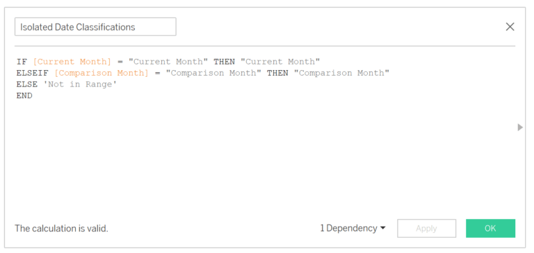 How to Automatically Compare Date Periods in Tableau