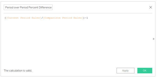 How to Automatically Compare Date Periods in Tableau