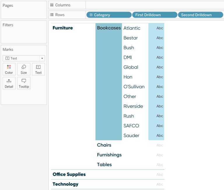 Tableau Tip: Single Row Drilldown “Deluxe"