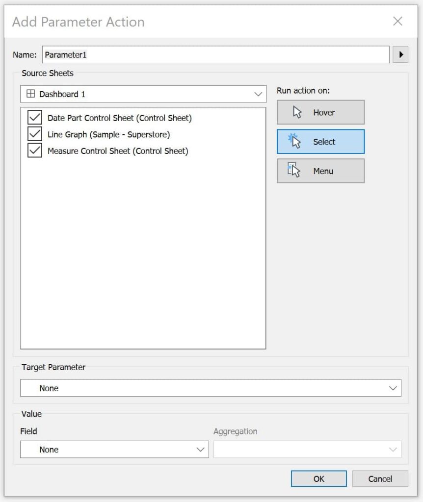 How to Use Secondary Data Sources for Tableau Parameter Actions