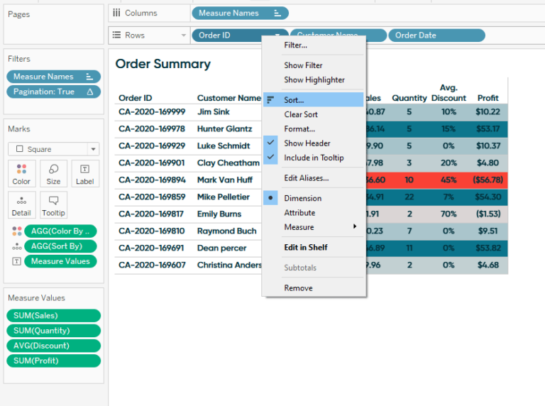 Tableau Hack: How to Sort by Multiple Data Types
