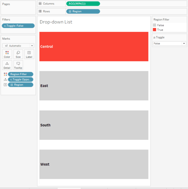 How to Make Better Drop-Down Menus in Tableau
