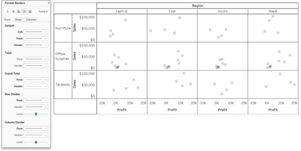 Tableau Formatting Series: How to Use Lines and Borders
