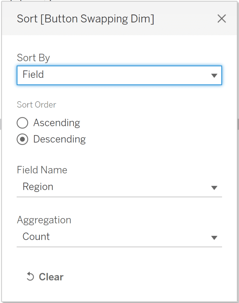 How to Do Button Swapping with Parameters in Tableau