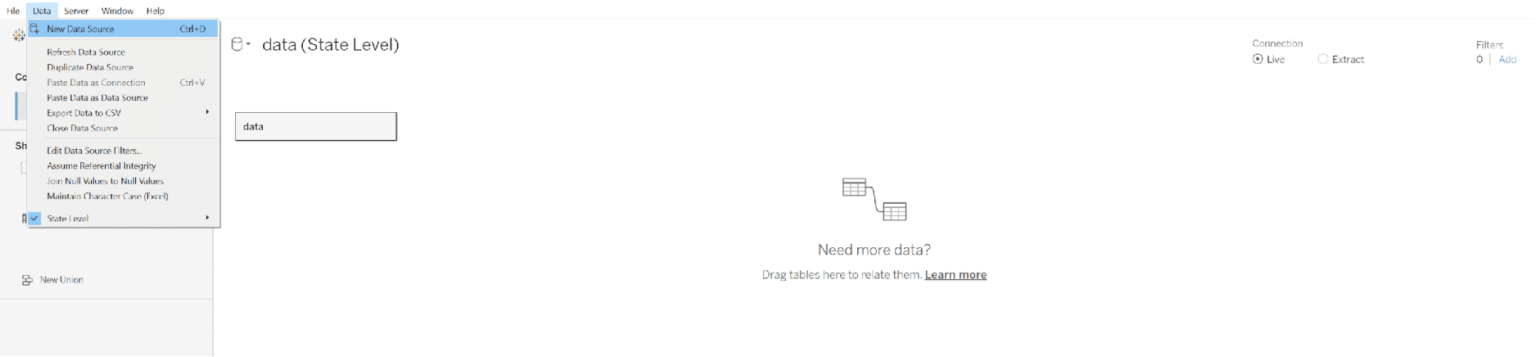 How to Dynamically Switch Data Sources Using Tableau Parameters