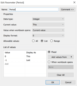 How to do Dynamic Date Selections in Tableau