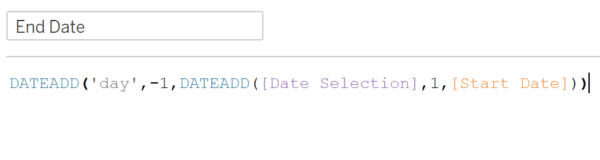 How to do Dynamic Date Selections in Tableau