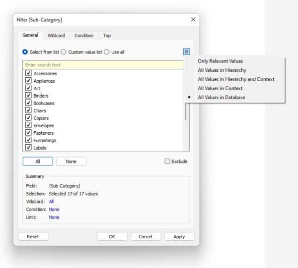 The Definitive Guide to Filters in Tableau