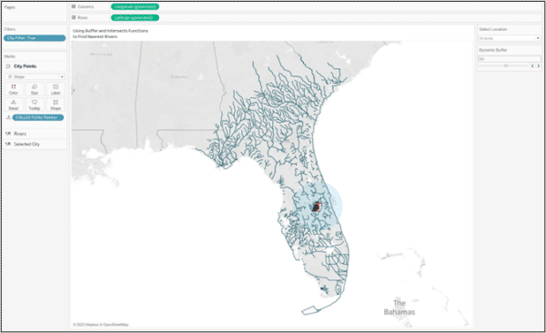 How to Use Spatial Data to Map Rivers and Roads in Tableau