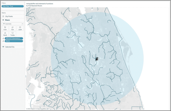 How to Use Spatial Data to Map Rivers and Roads in Tableau