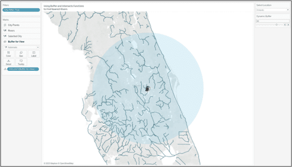 How to Use Spatial Data to Map Rivers and Roads in Tableau