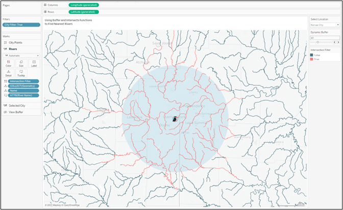 How to Use Spatial Data to Map Rivers and Roads in Tableau