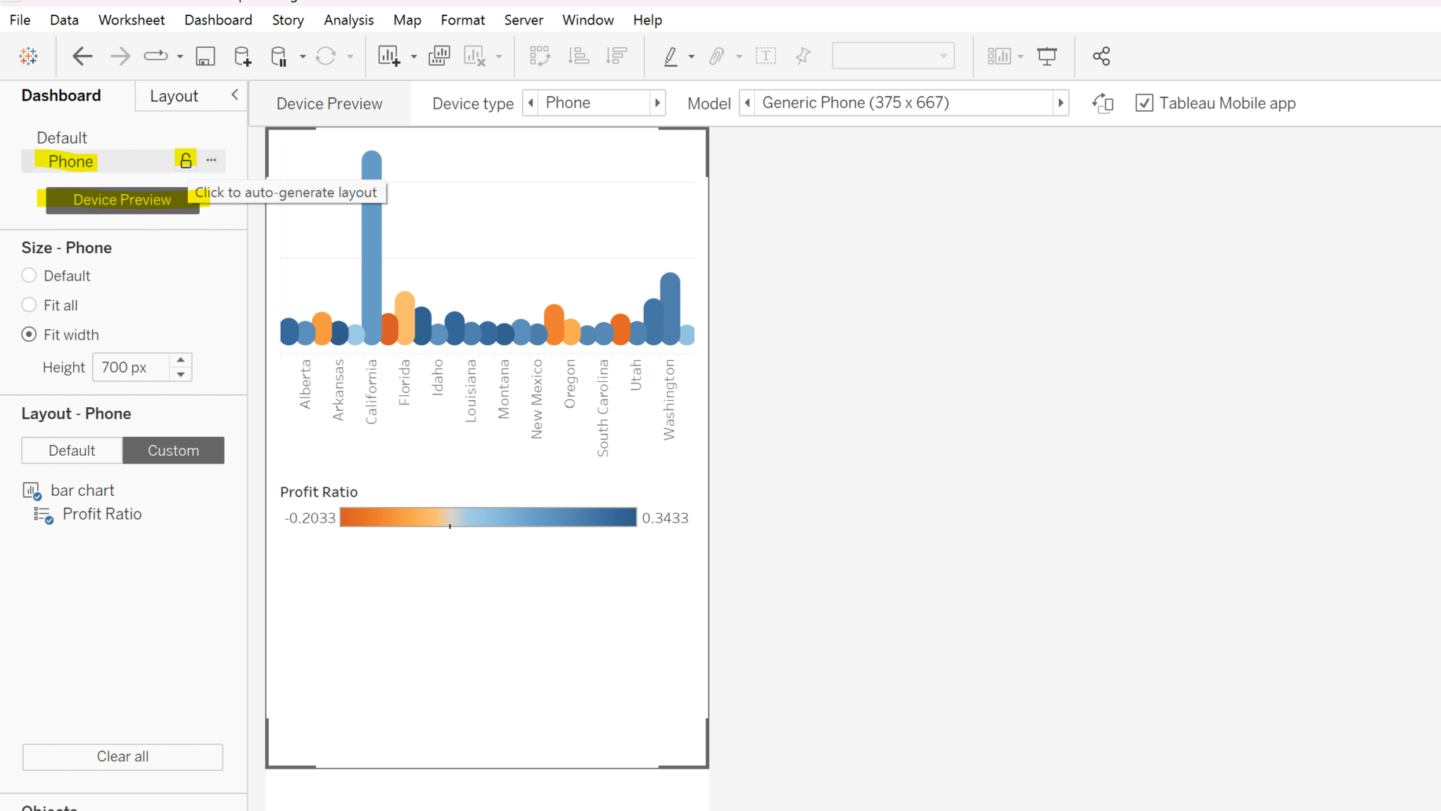 How to Make a Mobile Splash Page in Tableau