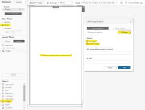 How to Make a Mobile Splash Page in Tableau