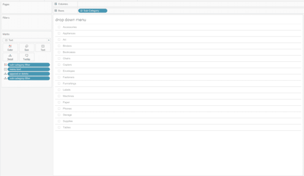 How To Completely Customize Multi Select Filters In Tableau