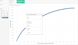 How to Make a Pareto Chart in Tableau 2.0