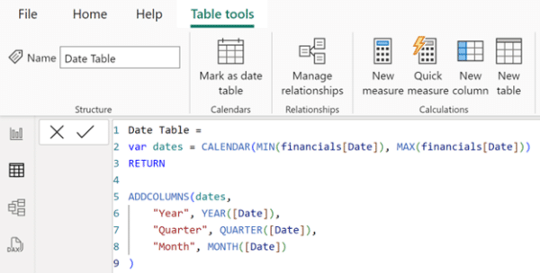 Beginner's Guide to DAX in Power BI: Creating a Date Table