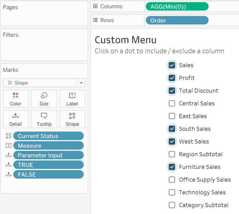 How to Create Multiselect Parameters in Tableau