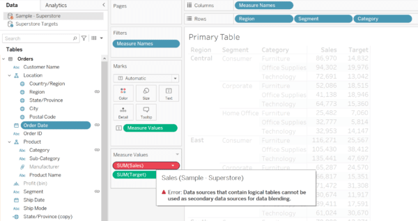 Bringing Tables Together: Blending Data Sources