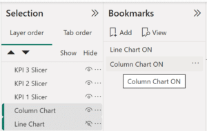 Toggle Visuals With Bookmarks in Power BI