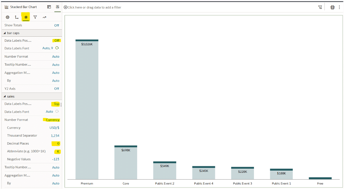 3 Ways to Make Beautiful Bar Charts in Oracle Analytics Cloud