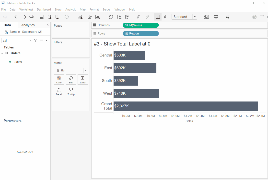 3 Totals Hacks to Transform Your Tableau Bar Charts